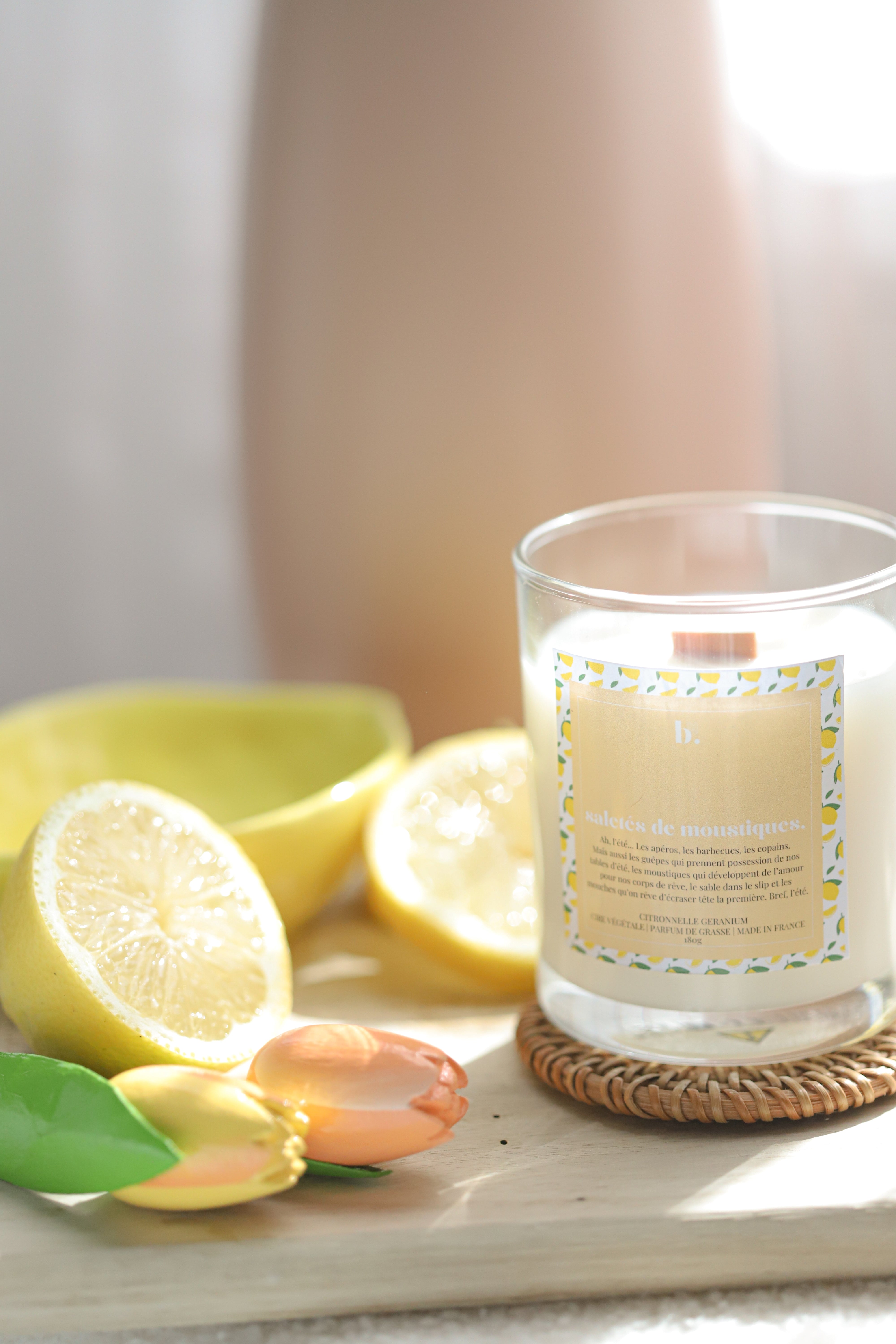 Les Bienfaitrices | Bougies mantras Good Vibes à base de cire végétale