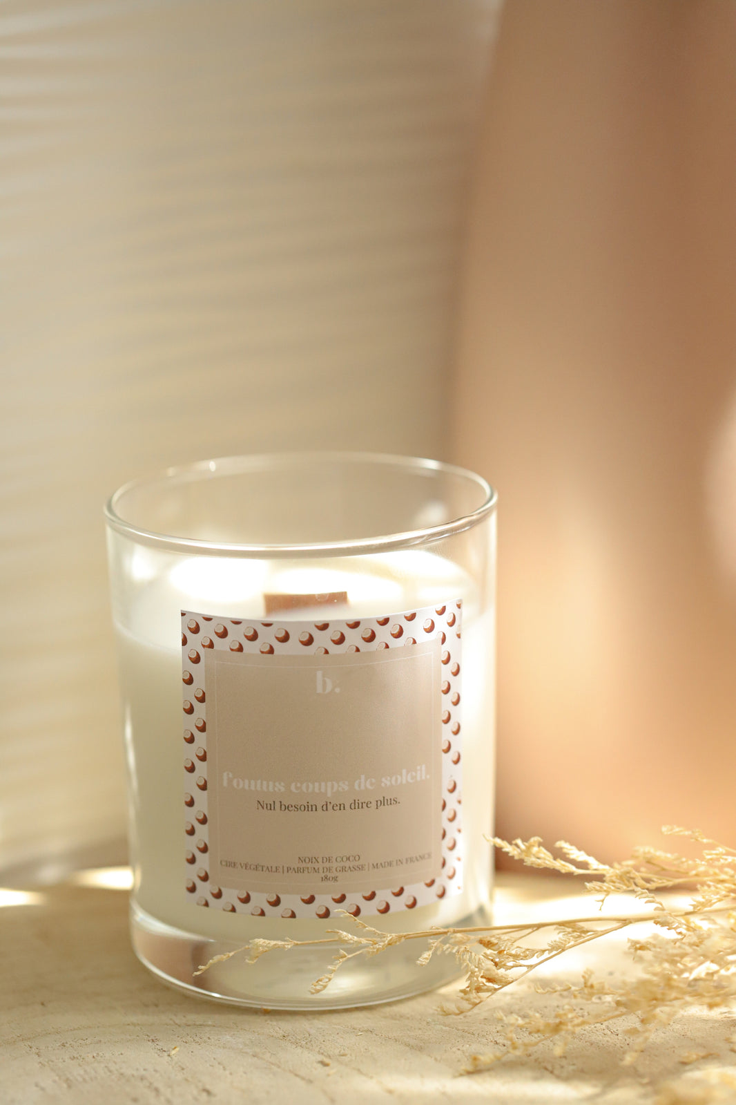 Les Bienfaitrices | Bougies mantras Good Vibes à base de cire végétale