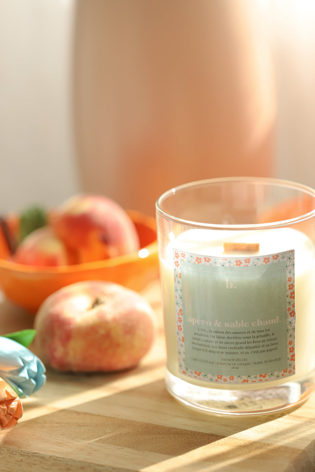 Les Bienfaitrices | Bougies mantras Good Vibes à base de cire végétale