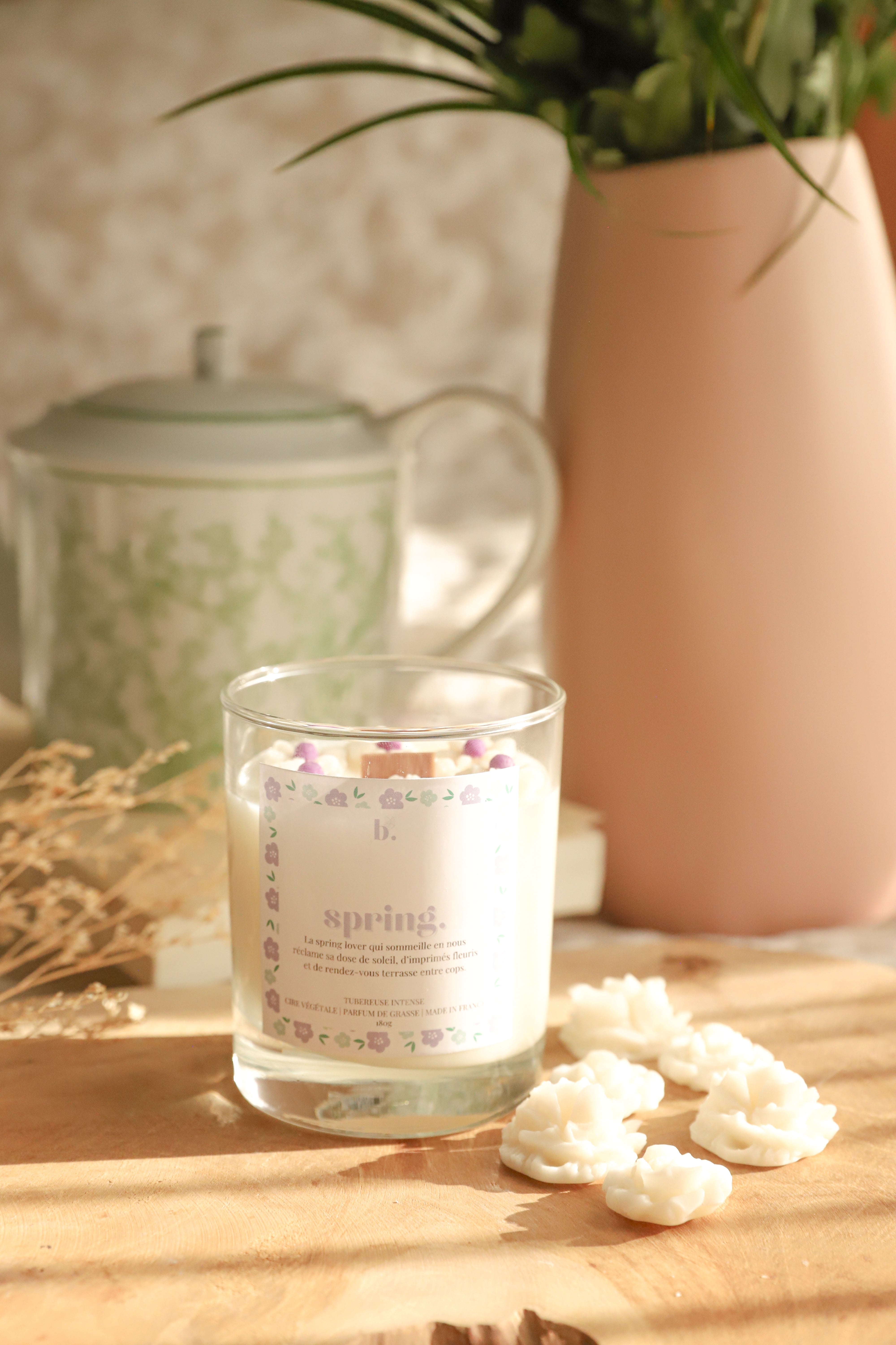 Les Bienfaitrices | Bougies mantras Good Vibes à base de cire végétale