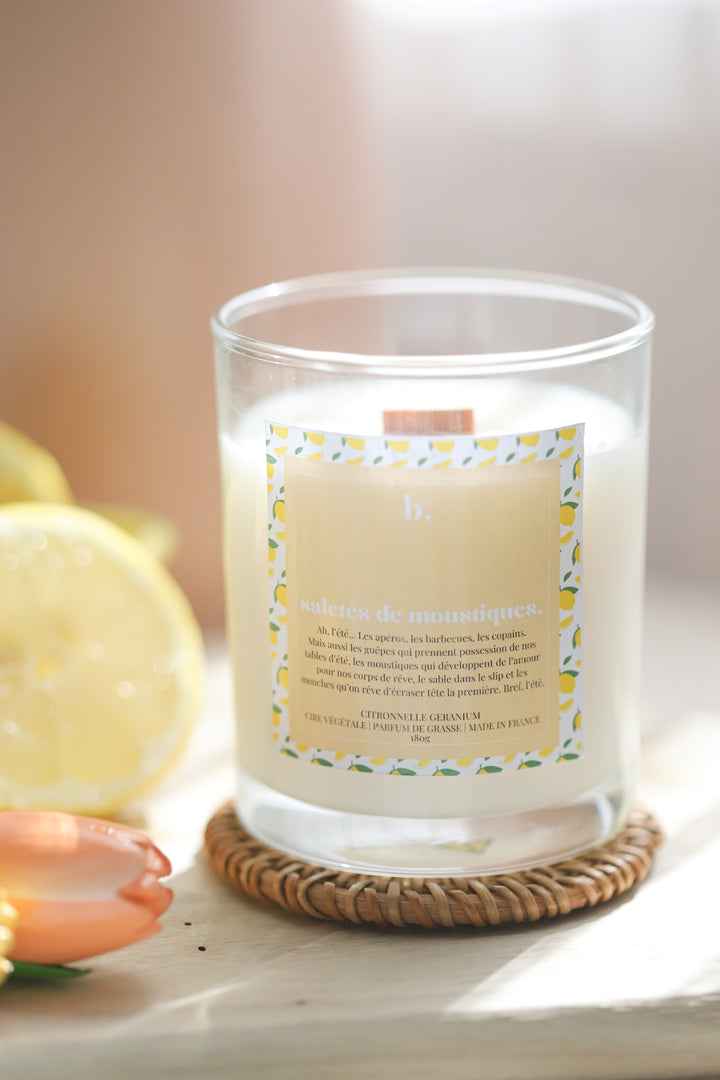 Les Bienfaitrices | Bougies mantras Good Vibes à base de cire végétale