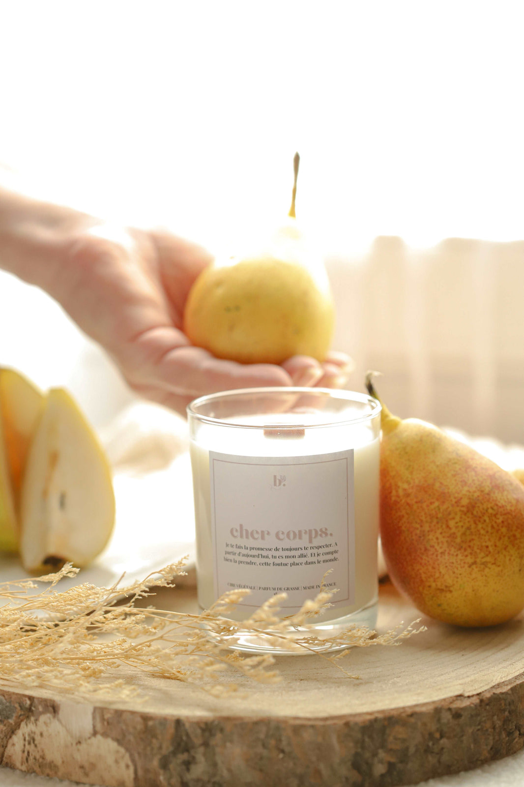 Les Bienfaitrices | Bougies mantras Good Vibes à base de cire végétale