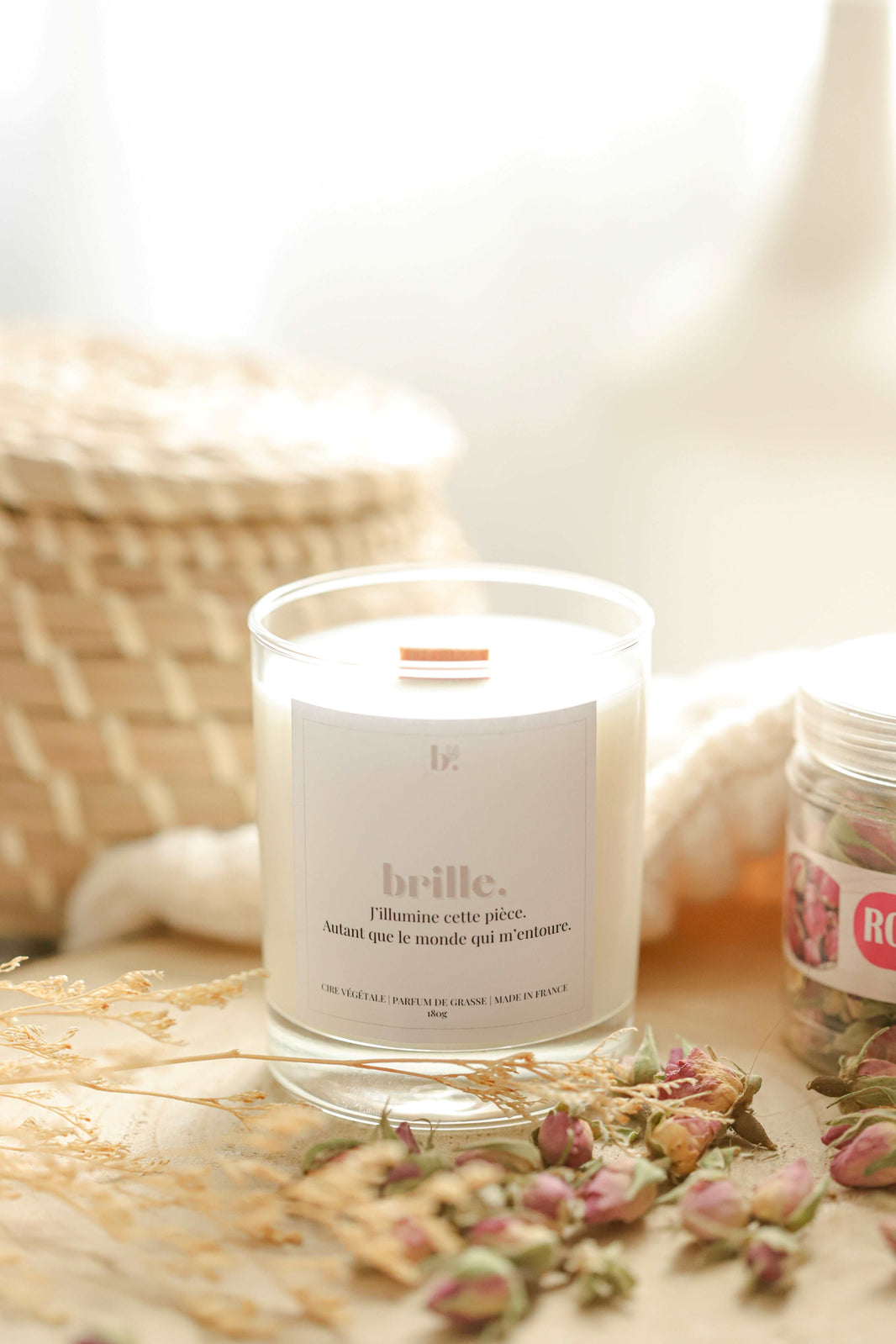 Les Bienfaitrices | Bougies mantras Good Vibes à base de cire végétale