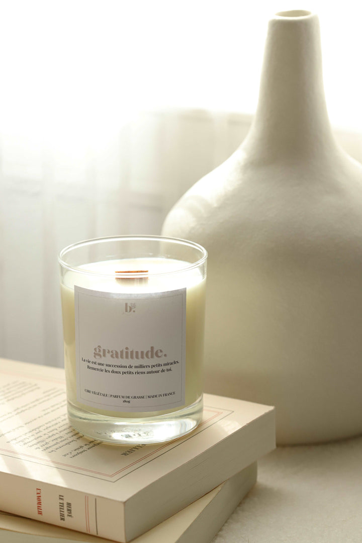 Les Bienfaitrices | Bougies mantras Good Vibes à base de cire végétale