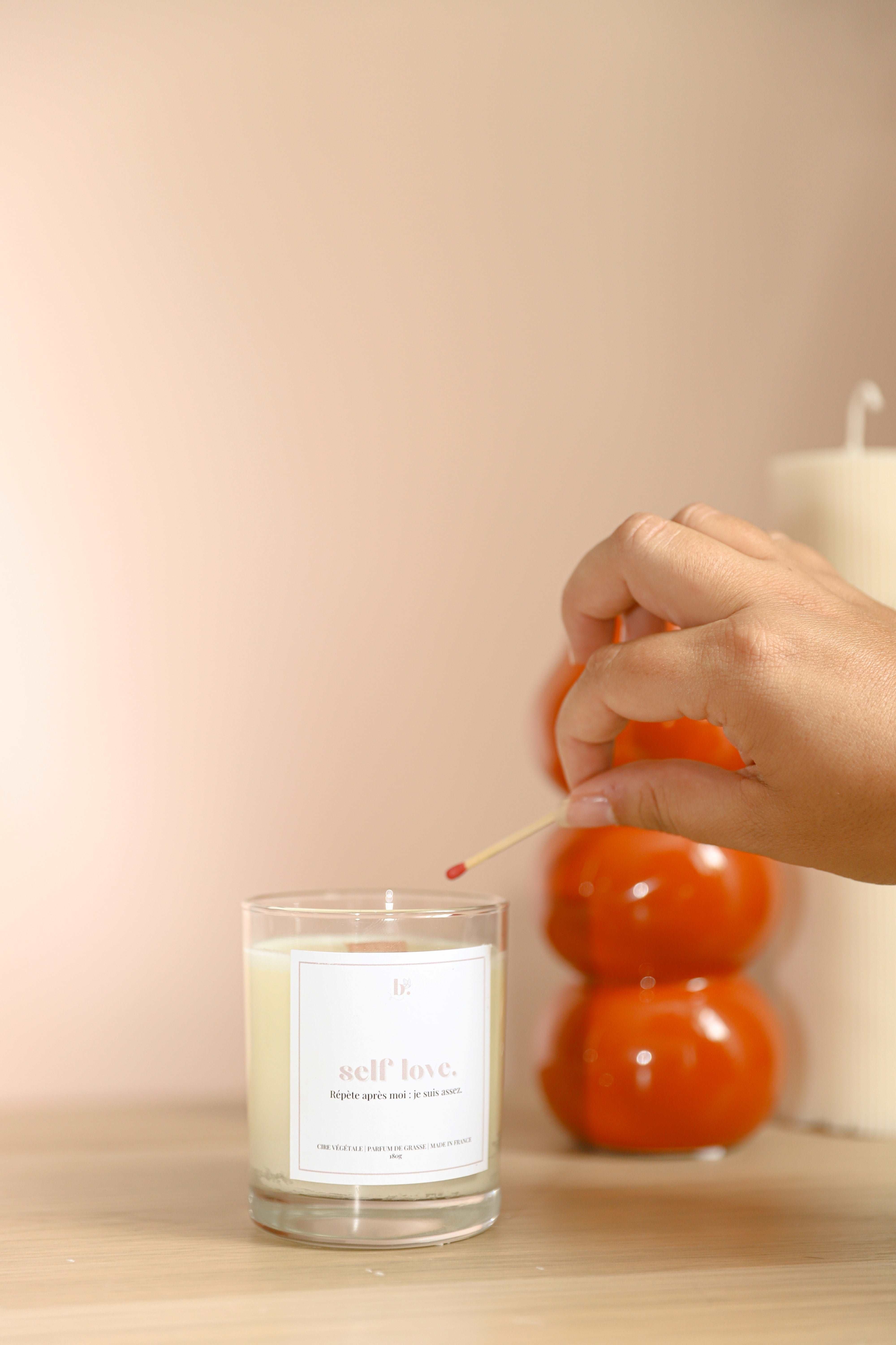 Les Bienfaitrices | Bougies mantras Good Vibes à base de cire végétale